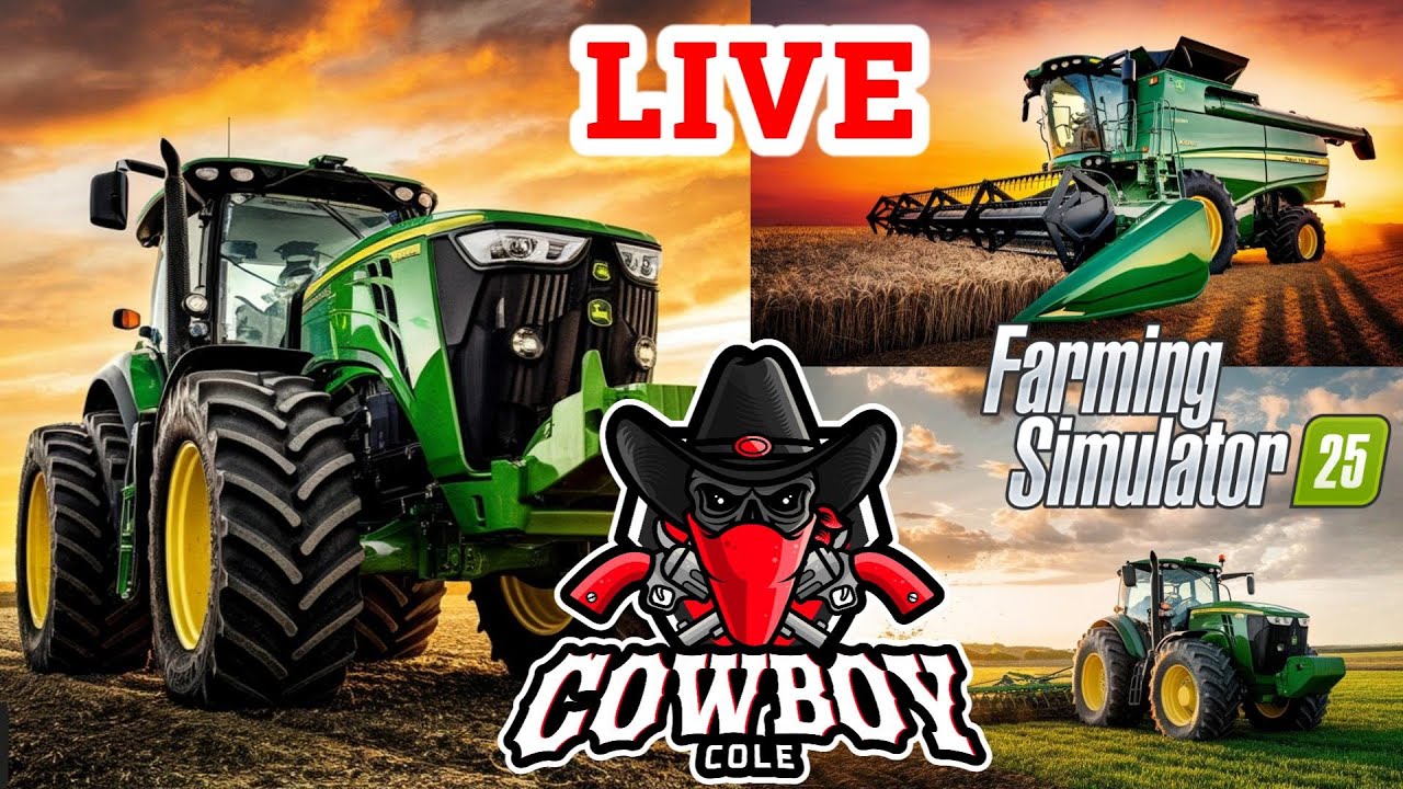 Sunday Funday! Making my Home Farm Live Farming Simulator 25! - YouTube