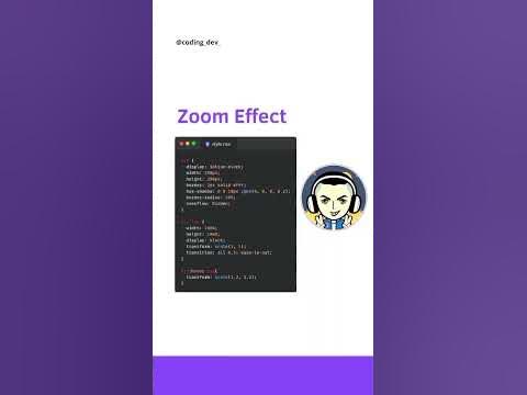 Zoom Effect #html #python #webdesign #html5 #htmlcss #webdevelopment #programming #shortsviral # ...