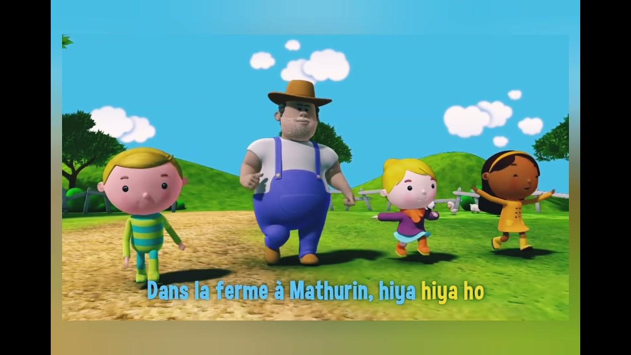 Dans la ferme de Mathurin meilleur comptines - YouTube