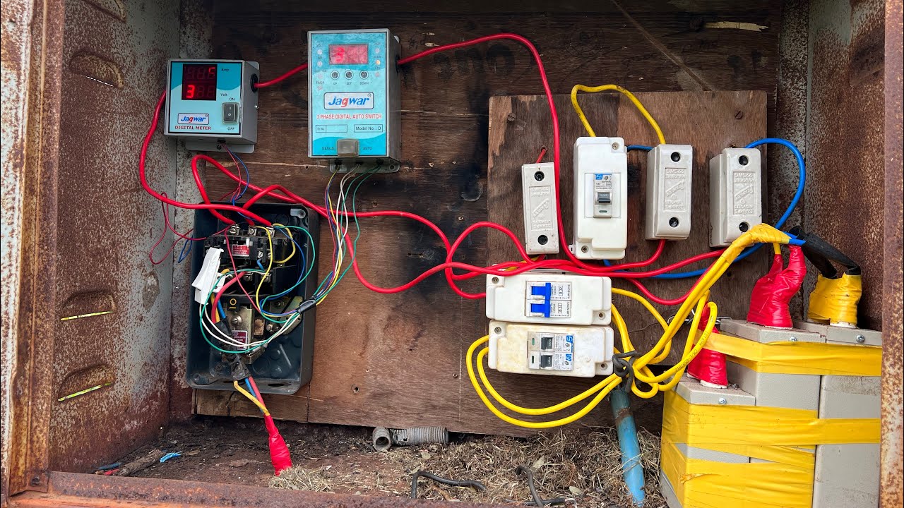 Jagwar 3 Phase Motor Digital Auto Switch / Dry Run Protection / Timer ...