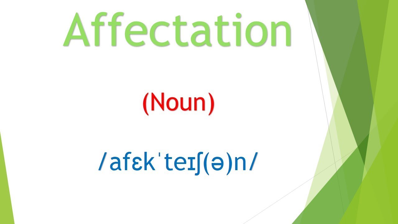 Affectation meaning in Hindi | English Vocabulary | SSC CGL | IBPS PO ...