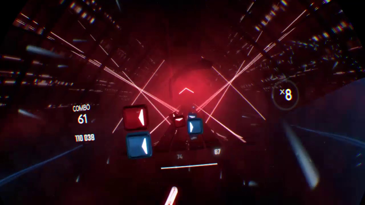 Beat Saber gameplay (Video ended during song got the score) - YouTube