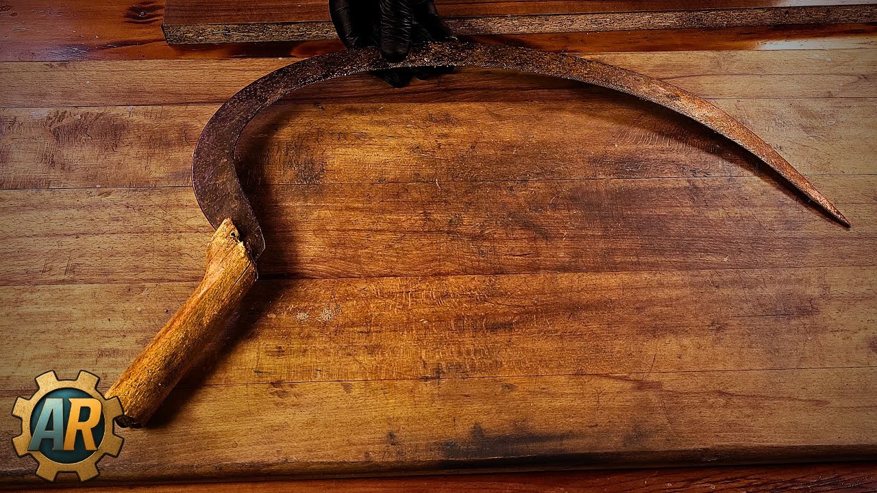 Breathing New Life Into a 70-Year-Old Communist Era Sickle - YouTube