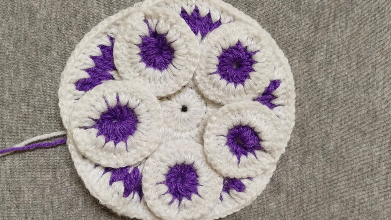 Super Easy Crochet Motif knitting pattern @embroiderywoolenwork7703 ...