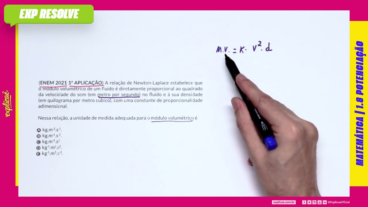 A RELAÇÃO DE NEWTON-LAPLACE ESTABELECE QUE O MÓDULO VOLUMÉTRICO DE UM ...