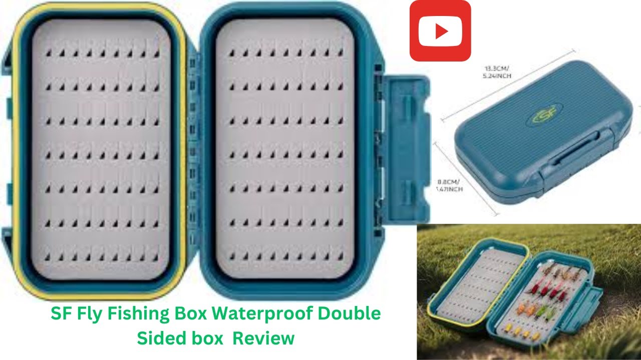 SF Fly Fishing Box Waterproof Double Sided Box Review - YouTube
