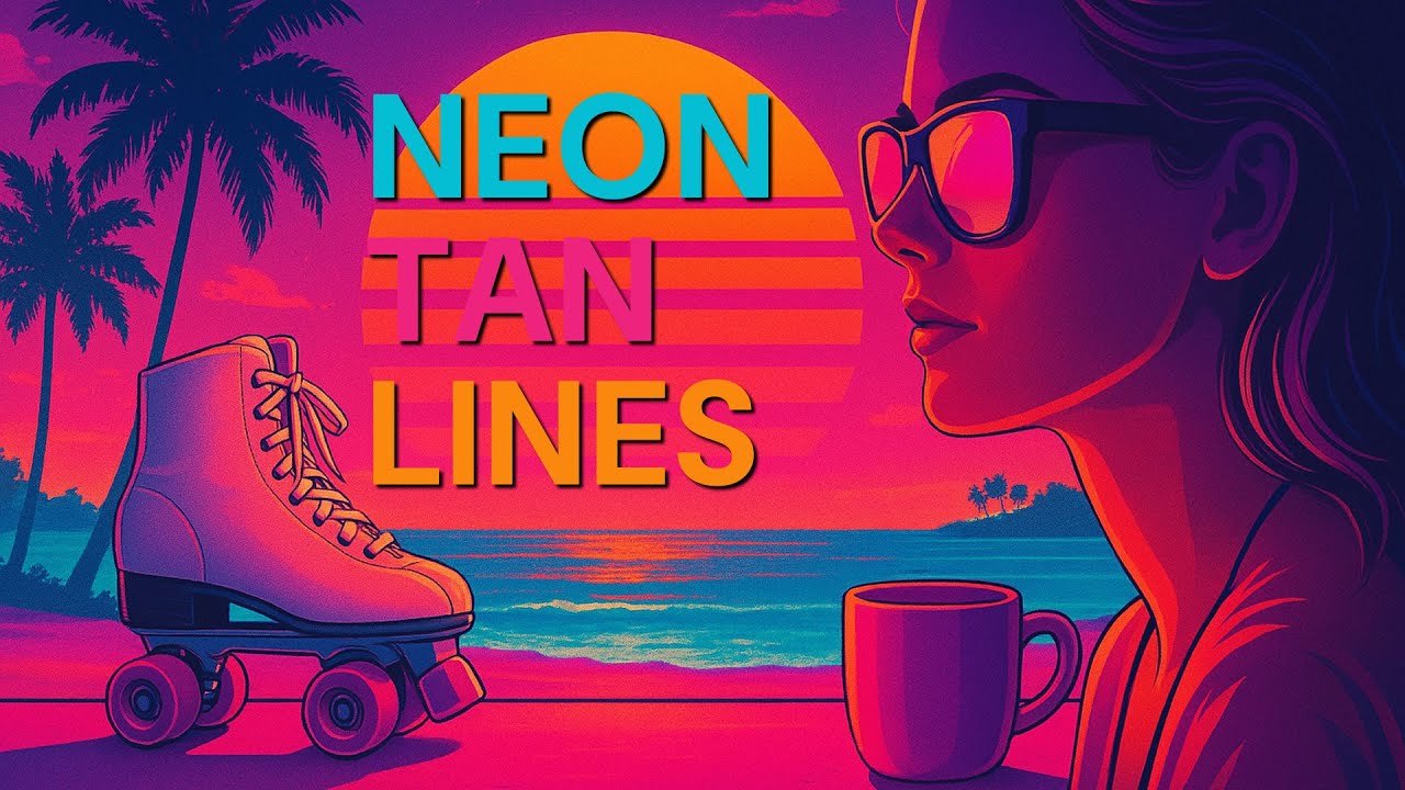 Vaporwave Sunset Mix 🌴 NEON TAN LINES // ビーチ・メモリーズ // 🌞 80s VAPOR ...