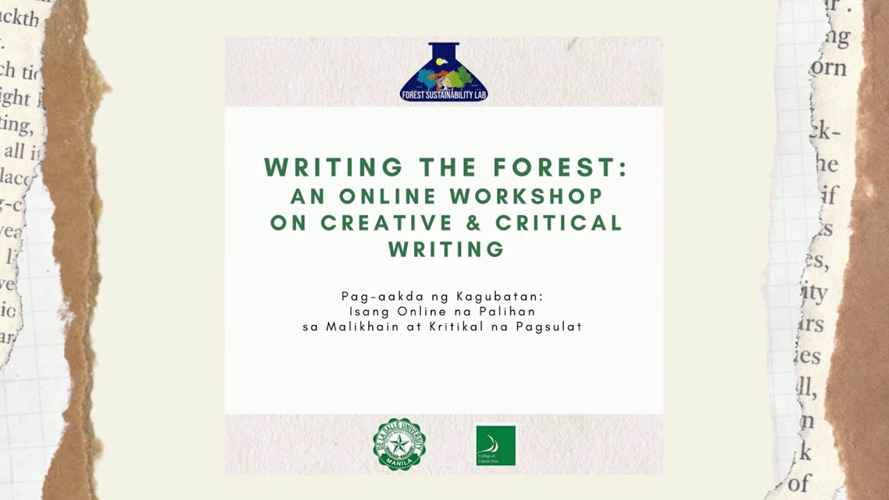 Event Spotlight | Writing the Forest: An Online Workshop on Creative ...