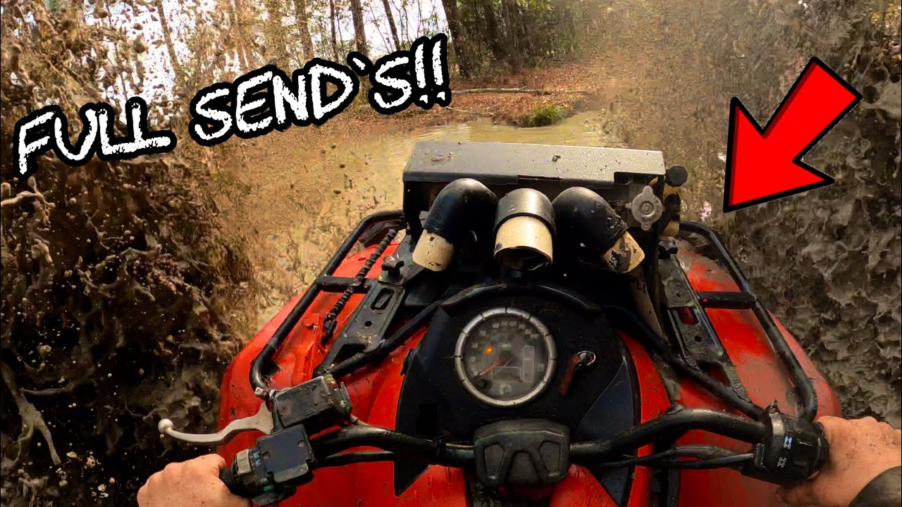 Trying To BREAK The Can-Am Outlander *MUD FLYING* - YouTube