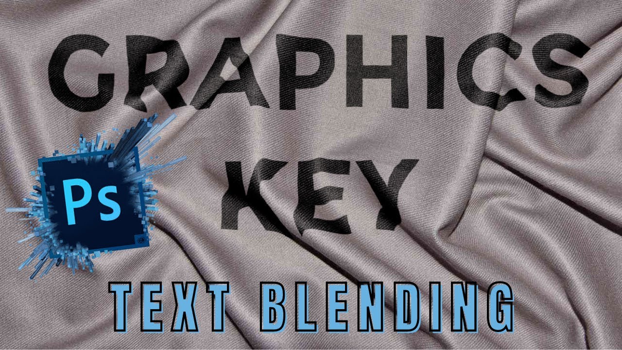 BLENDING TEXT EFFECT IN PHOTOSHOP-PHOTOSHOP TUTORIALS - YouTube