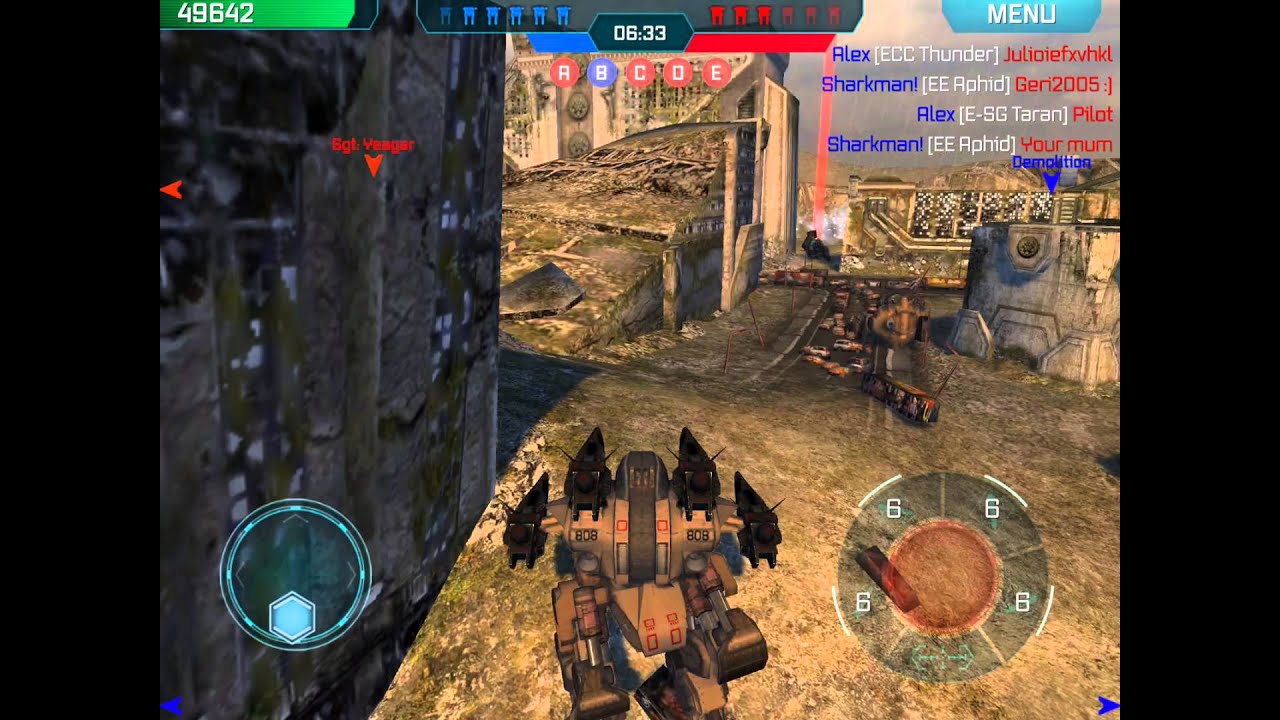 Walking War Robots - Gl. Patton with 4X EE Aphid - YouTube