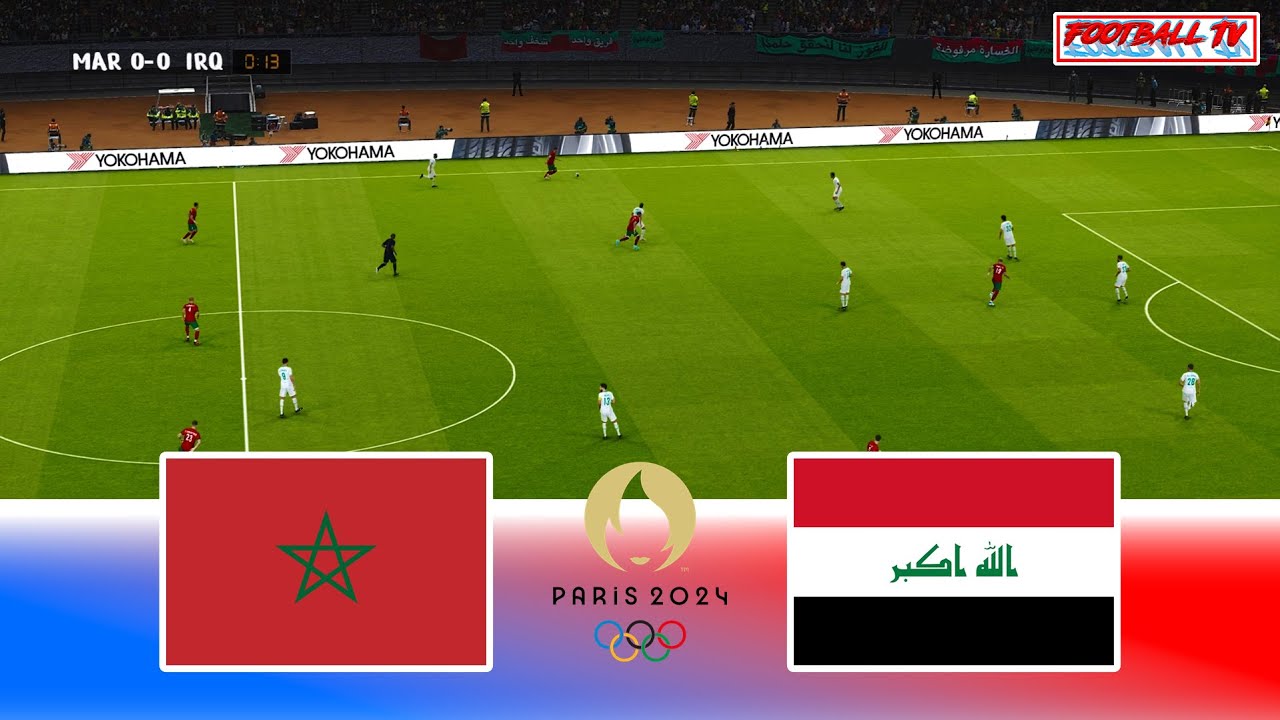 Morocco vs Iraq - Olympic Games Paris 2024 | المغرب ضد العراق | الألعاب ...