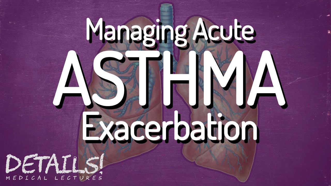 Management of Acute Asthma Exacerbation | Details - YouTube