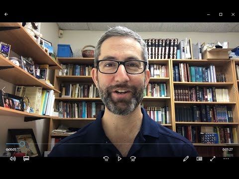 Rabbi David Englander Shabbat Greetings - November 6, 2020 - YouTube