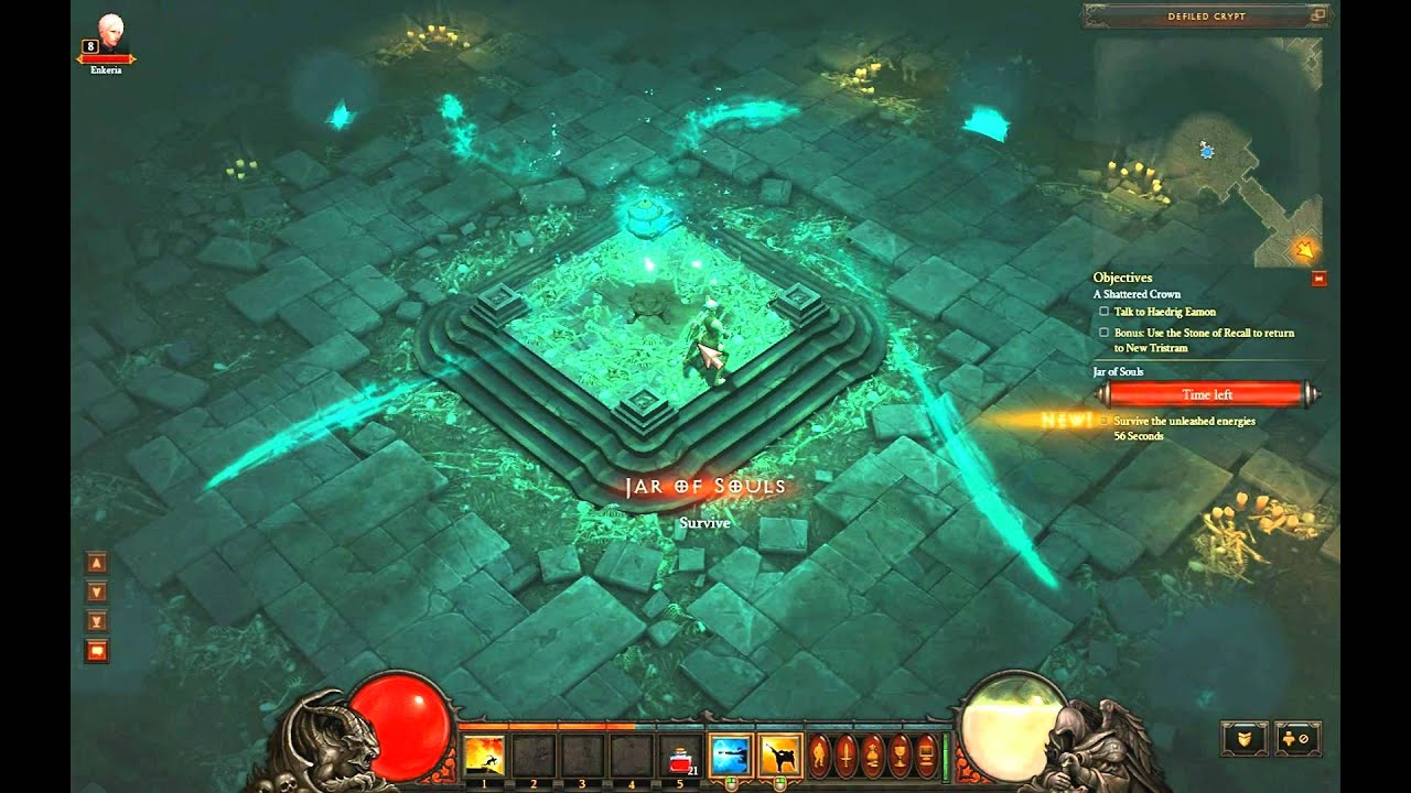 Diablo 3 Beta: Defiled Crypt - Angels and Water - YouTube