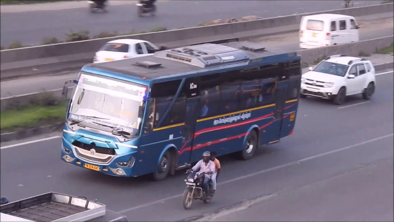 TNSTC Economy AC bus from Chennai to Vellore. - YouTube