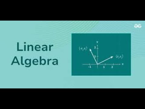 Guide to Linear Algebra Mini Reference - YouTube