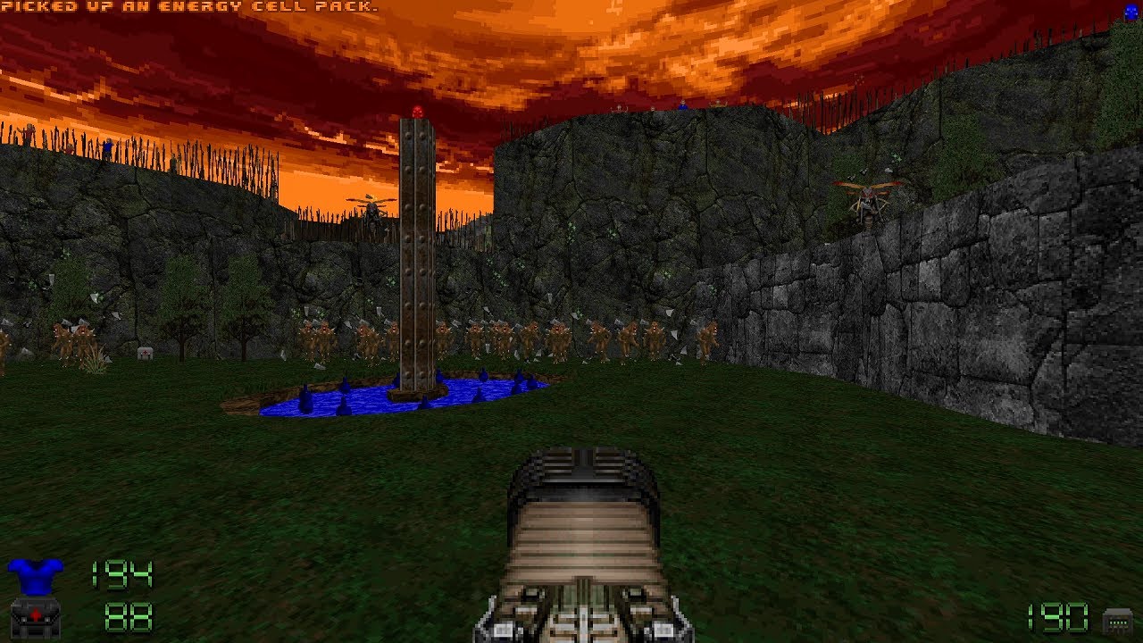 Doom 2 - Shrine of the Silver CyberPrimate (Map 2: Mountain Temple ...