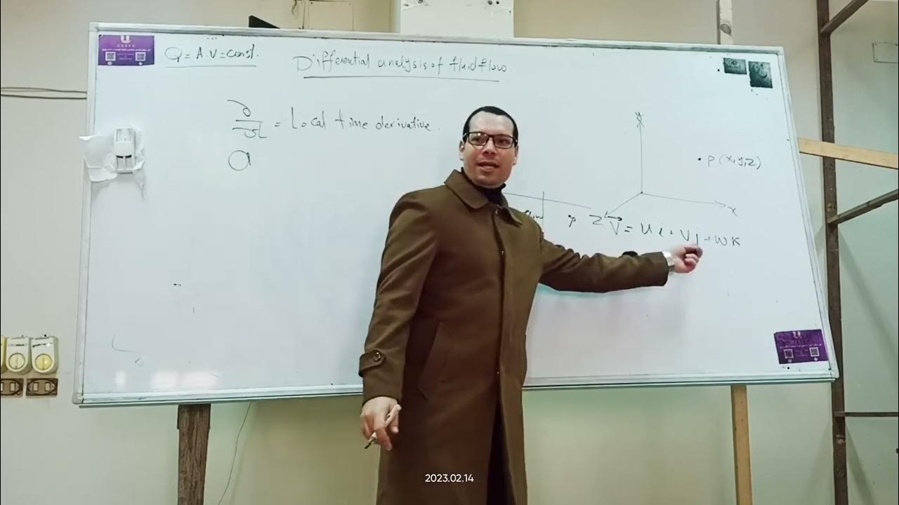 Advanced Fluid Mechanics - Lecture (1) - Part (1) - Introduction to differential flow analysis ...