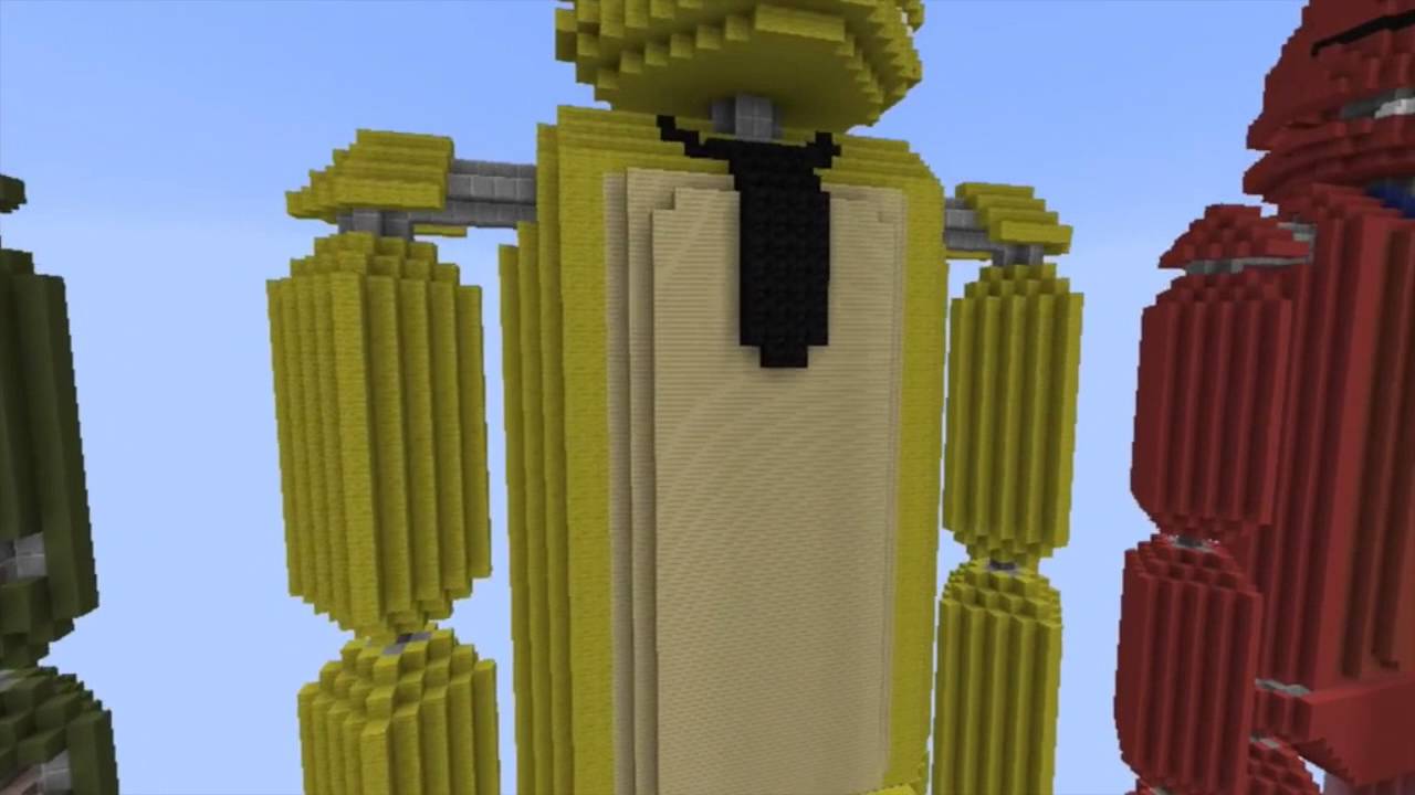 Minecraft FNAF Statue | Springbonnie Gaming - YouTube