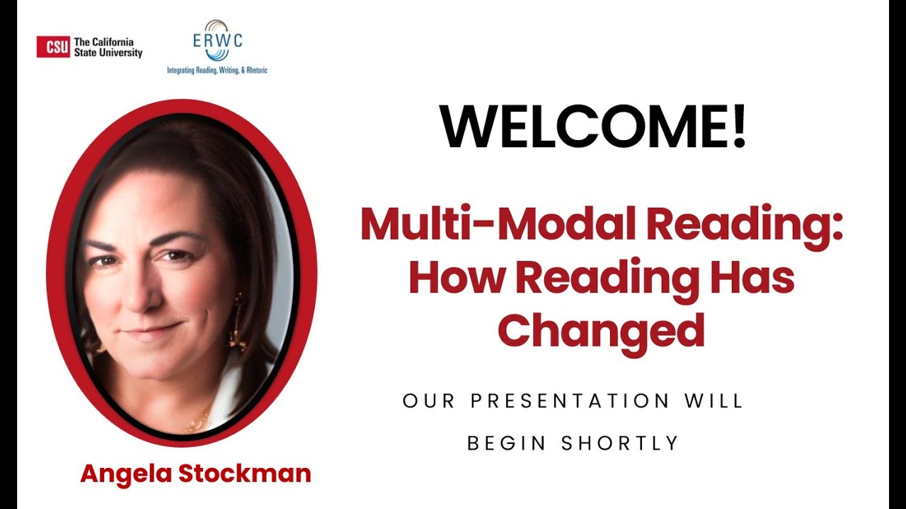 Multi-Modal Reading: How Reading Has Changed presented by Angela Stockman - YouTube