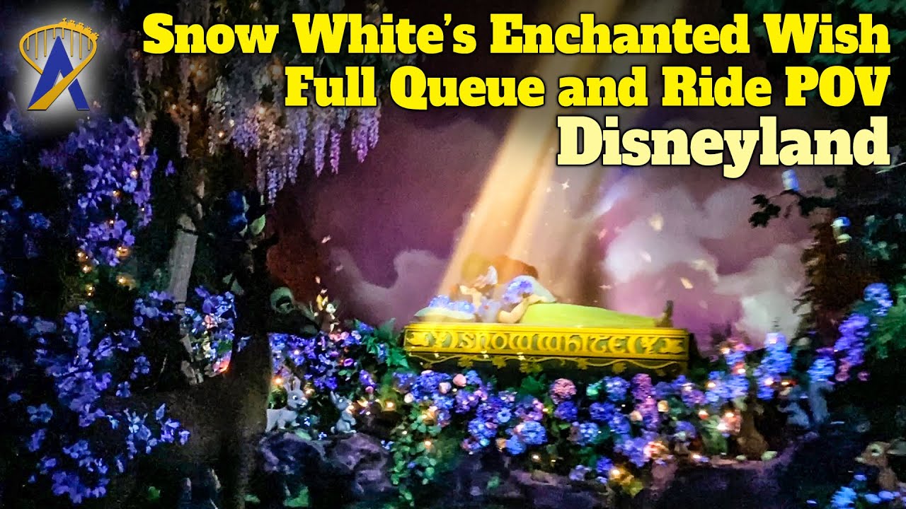 Snow White's Enchanted Wish Full Queue And Ride POV Experience - YouTube