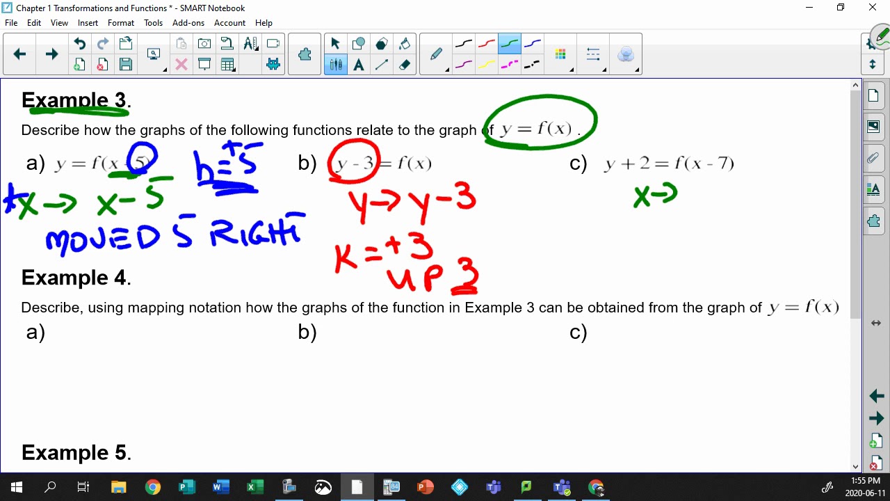 Unit 1 1 4 Using Replacement And Mapping Notation To Show Translations Unit 1 1 4 Using Replacement And Mapping Notation To Show Translations