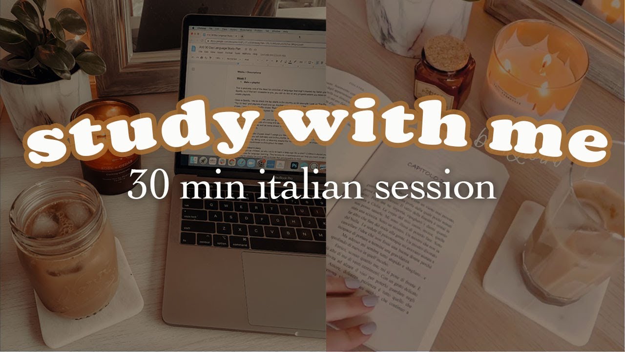 Study Italian with Me! 🇮🇹 | Italian Study Plan 2021 - YouTube