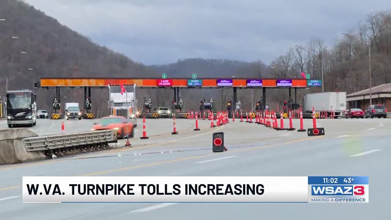 Tolls increasing on the West Virginia Turnpike - YouTube