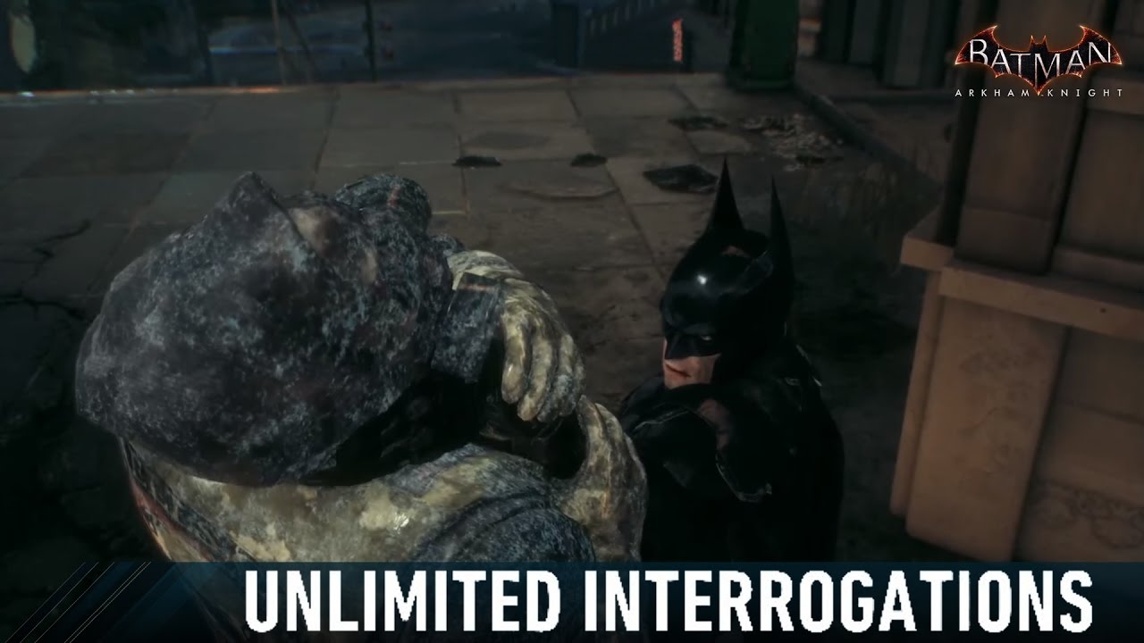 COM; Batman; Arkham Knight; Unlimited Interrogations - YouTube