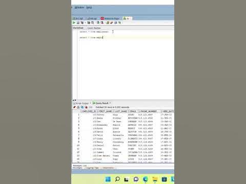 how to get first 5 records in sql oracle ||ORACLE - YouTube