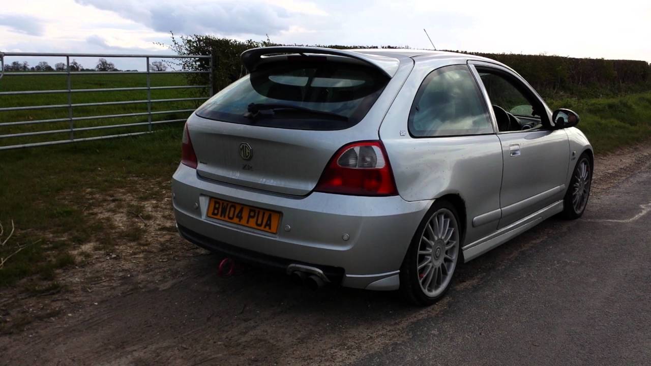 MG ZR 160 VVC Overrun burble - SAWS Tuning - YouTube