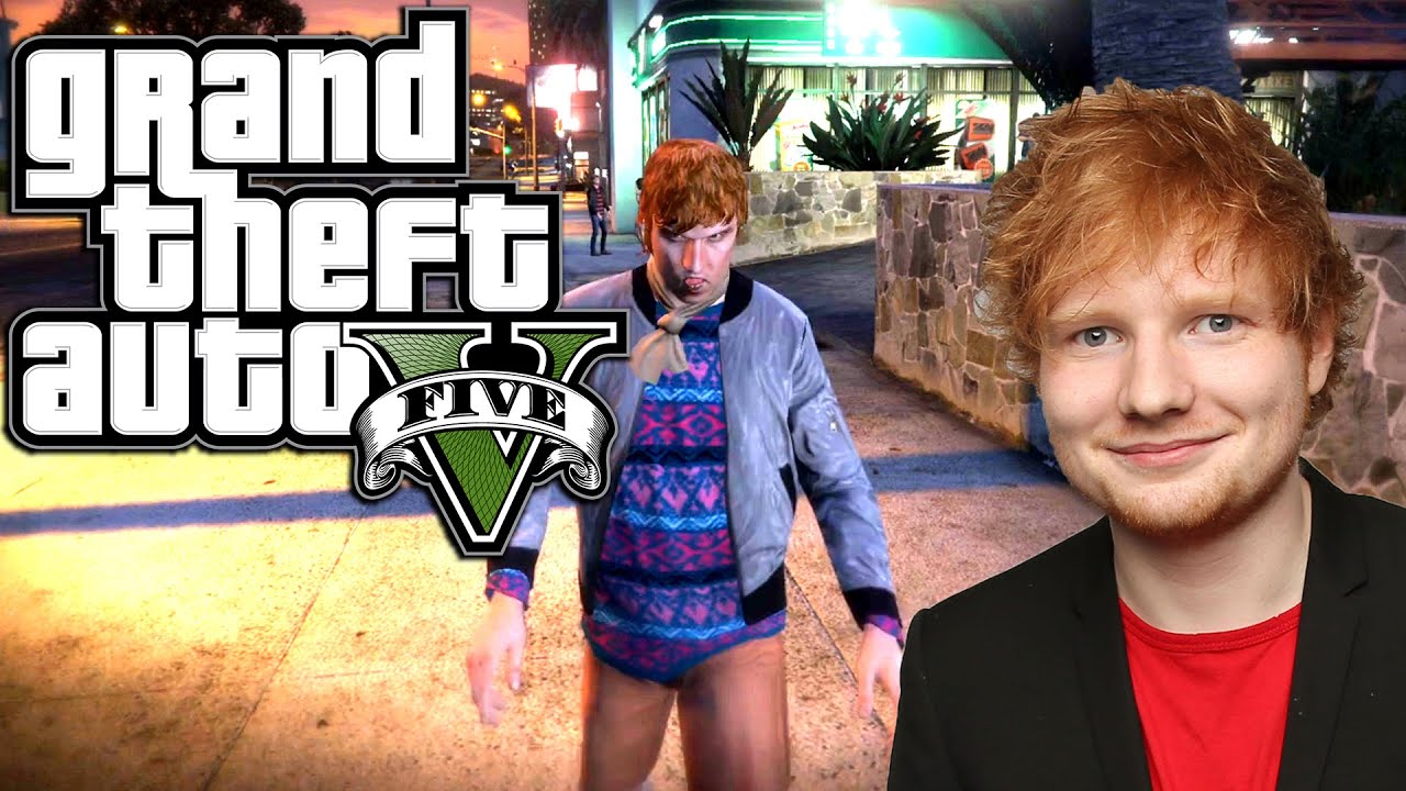 Ed Sheeran Joins Our Game, FireFighter Fights! | GTA: V Funny Moments ...