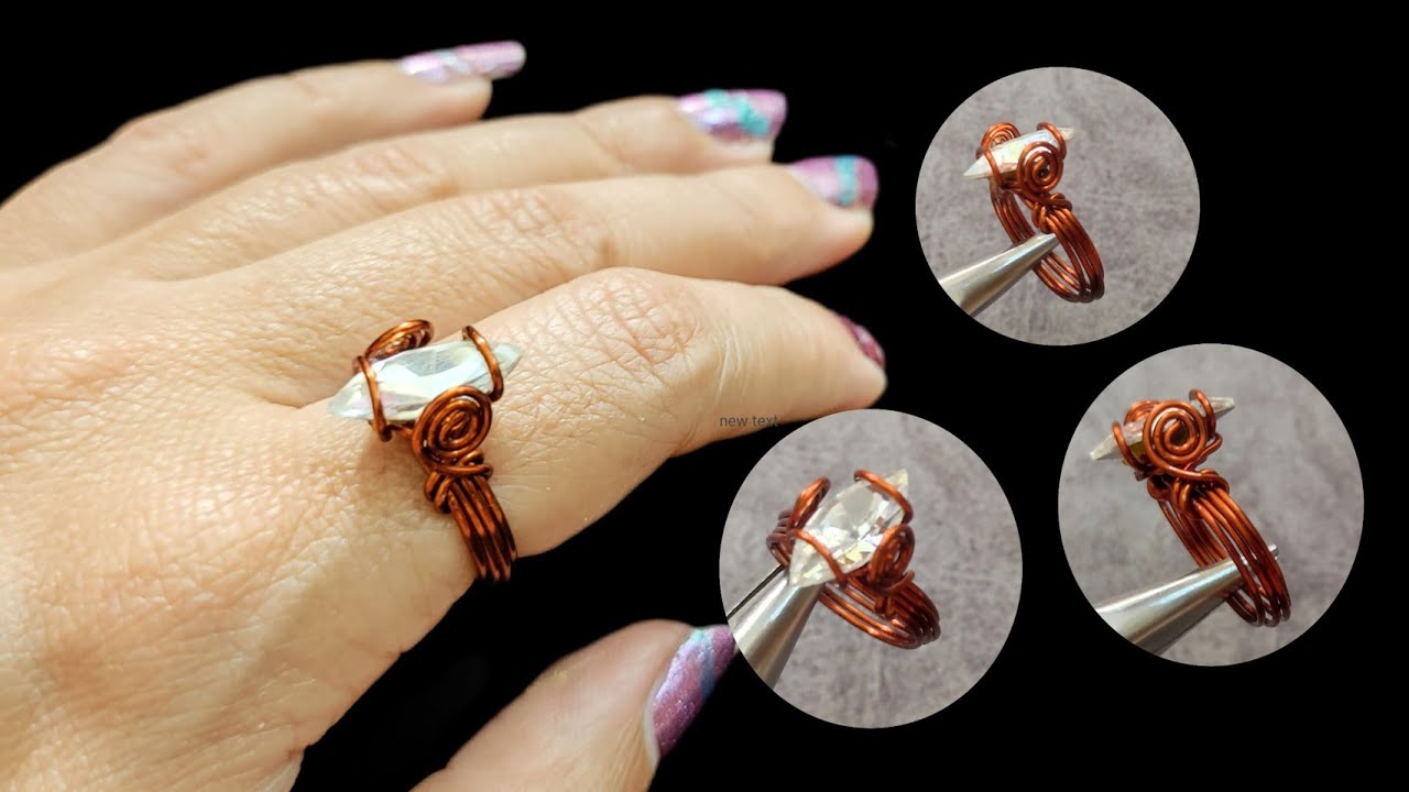 Creating Stunning Wire Wrapped Rings with Stones - YouTube