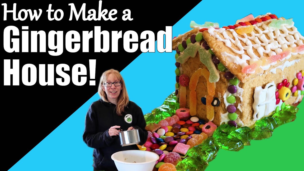 How to Make a Gingerbread House / Gingerbread Pinata! - YouTube