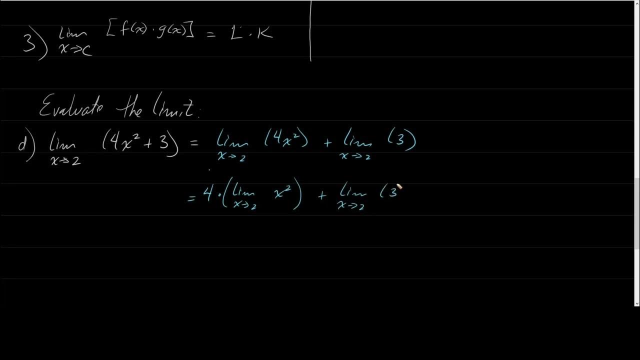 Calc 1 2 3 Evaluating Limits Analytically Youtube