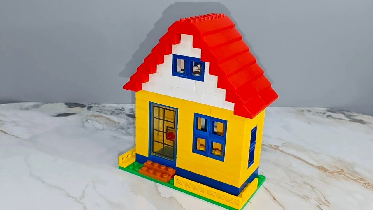 Satisfying LEGO Builds Tutorial | Lego House | Lego Bricks ASMR #asmr # ...