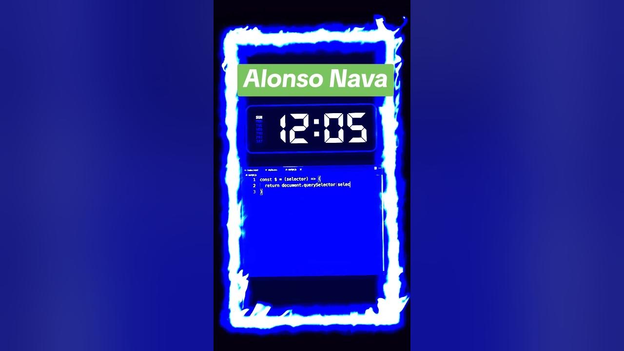 HTML CSS JAVASCRIPT #alonsonavastack #html #css #javascript - YouTube