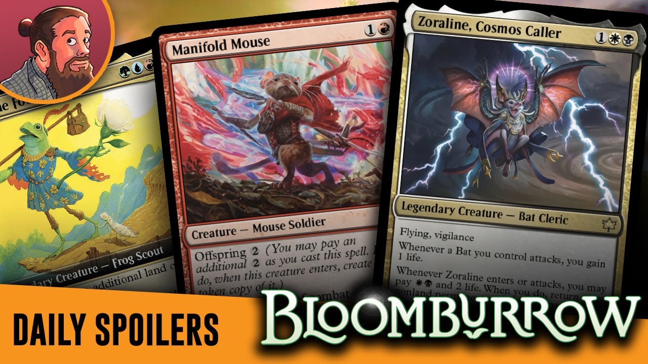 Bloomburrow MTG Spoilers: Might Mouse, Legendary Bat, Foolish Frog and ...