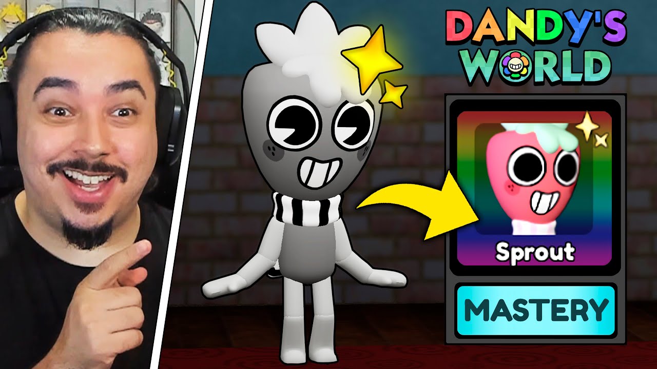 PEGANDO A MASTERY SKIN COM O SPROUT!! | DANDY'S WORLD - ROBLOX!! - YouTube
