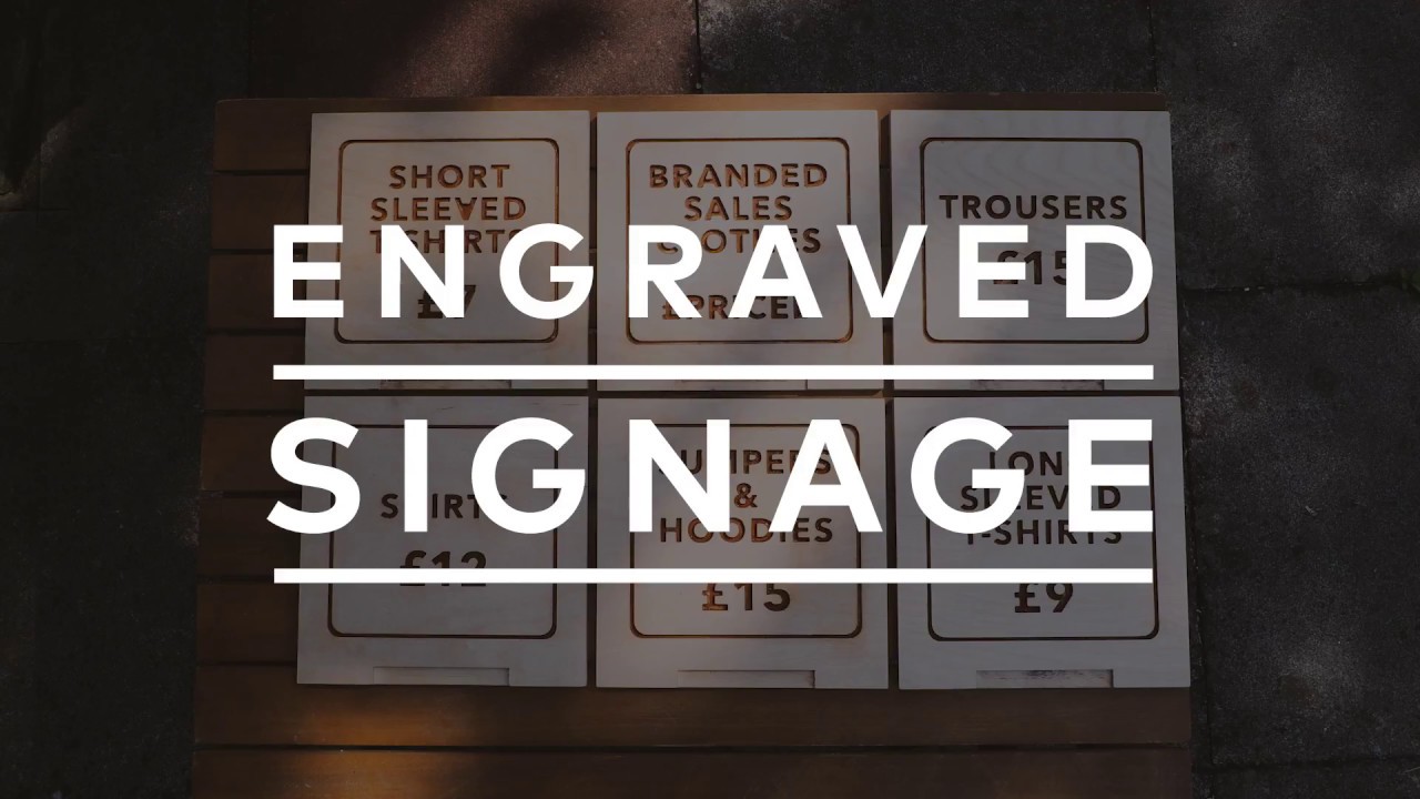 How It's Crafted - Engraved Signage - YouTube