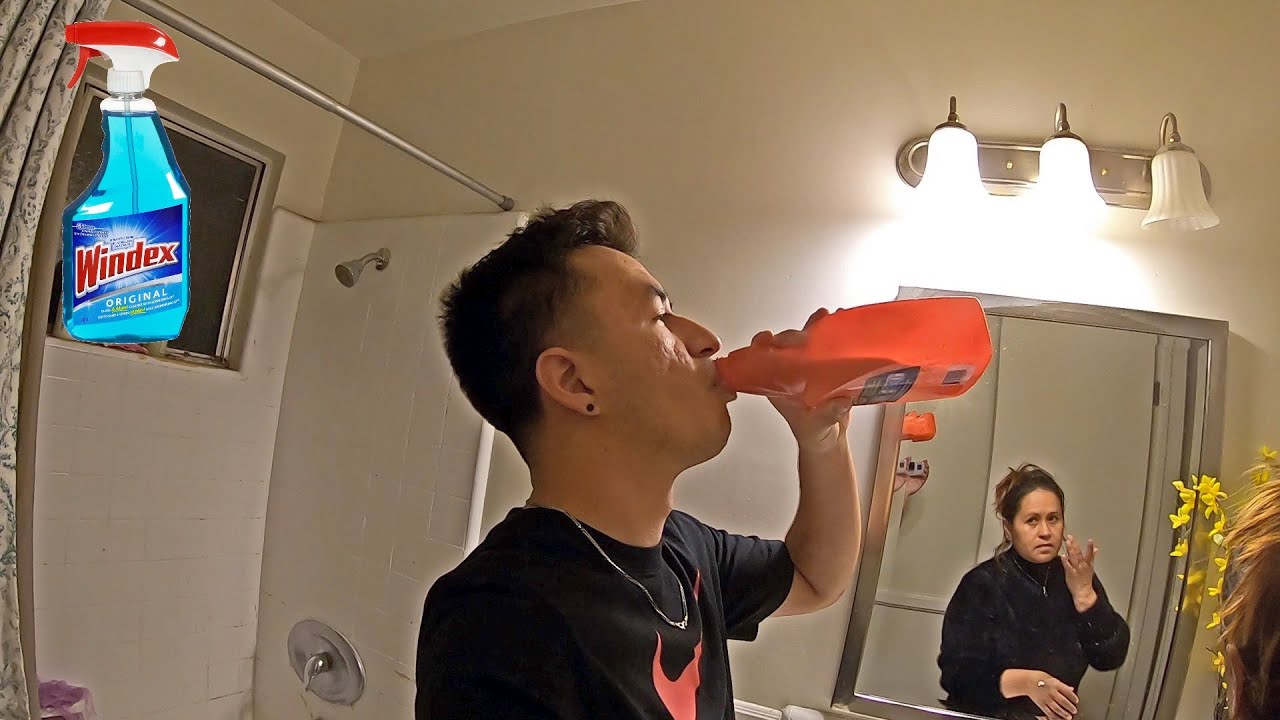 Gatorade In Windex Bottle Prank On My Mom !! - YouTube