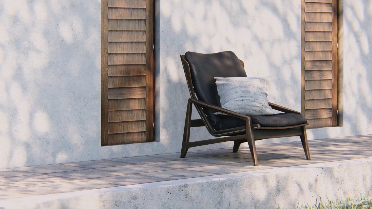 Lumion 8 - Chair on Patio - YouTube