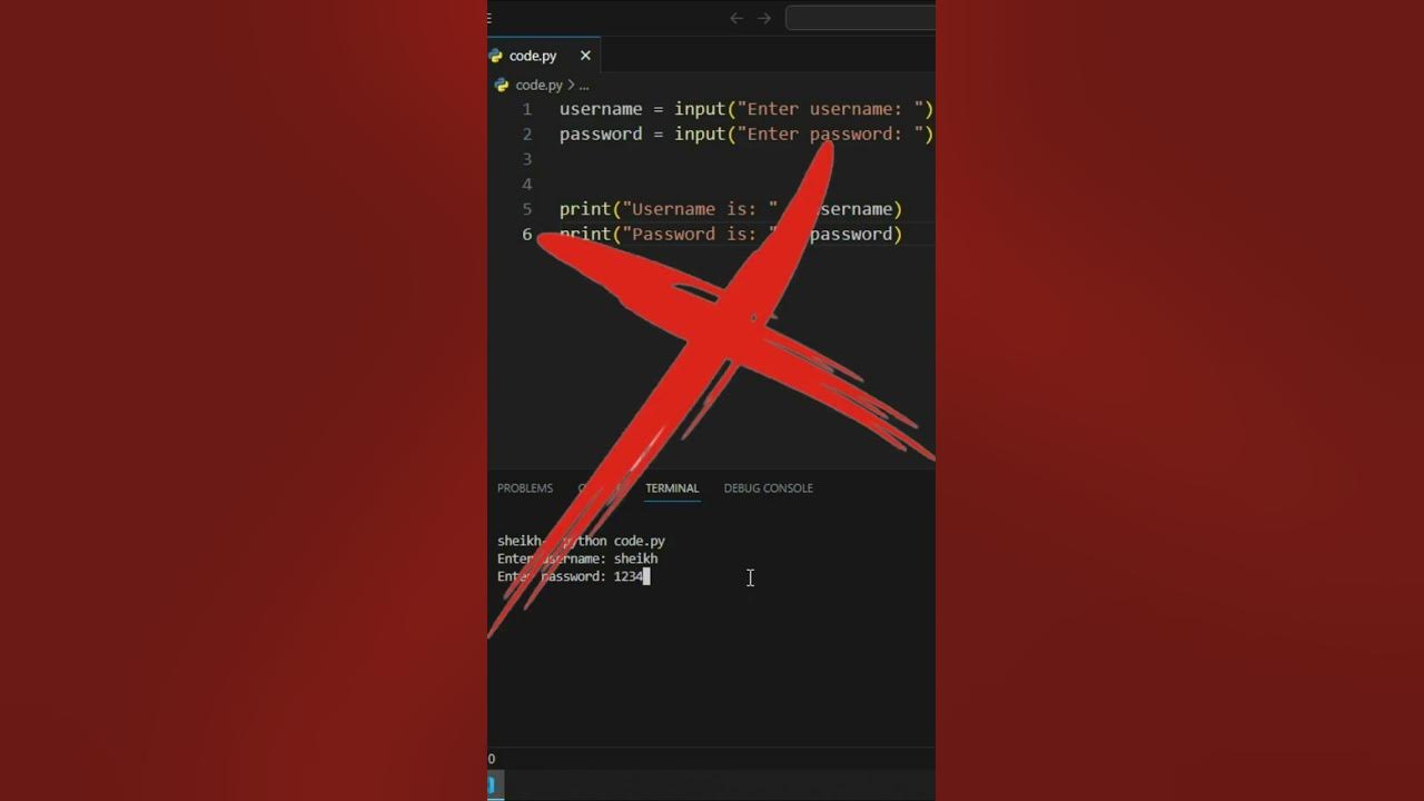 Secure Password Input In Python Using Getpass Module Secureinput Pythontutorial Codingtips 2715