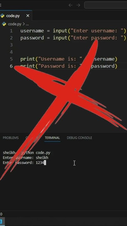 Secure Password Input In Python Using Getpass Module Secureinput Pythontutorial Codingtips