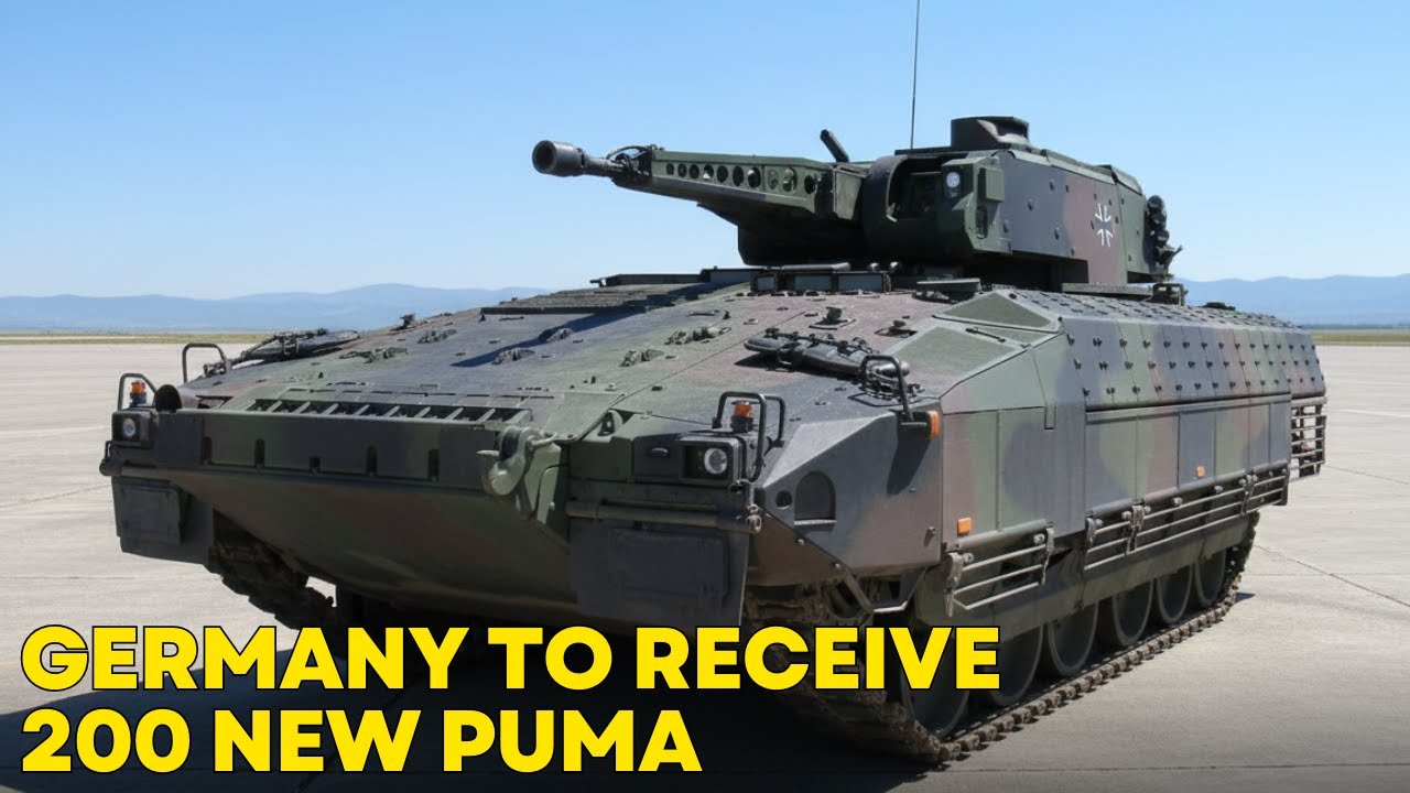 Germany to receive 200 new Puma infantry fighting vehicles with anti ...