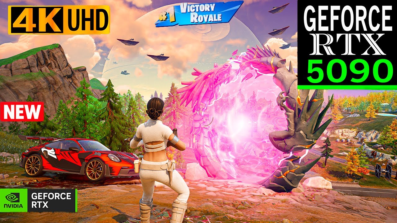 Fortnite Padme Amidala Skin Gameplay | RTX 5090 4K Max Graphics ...