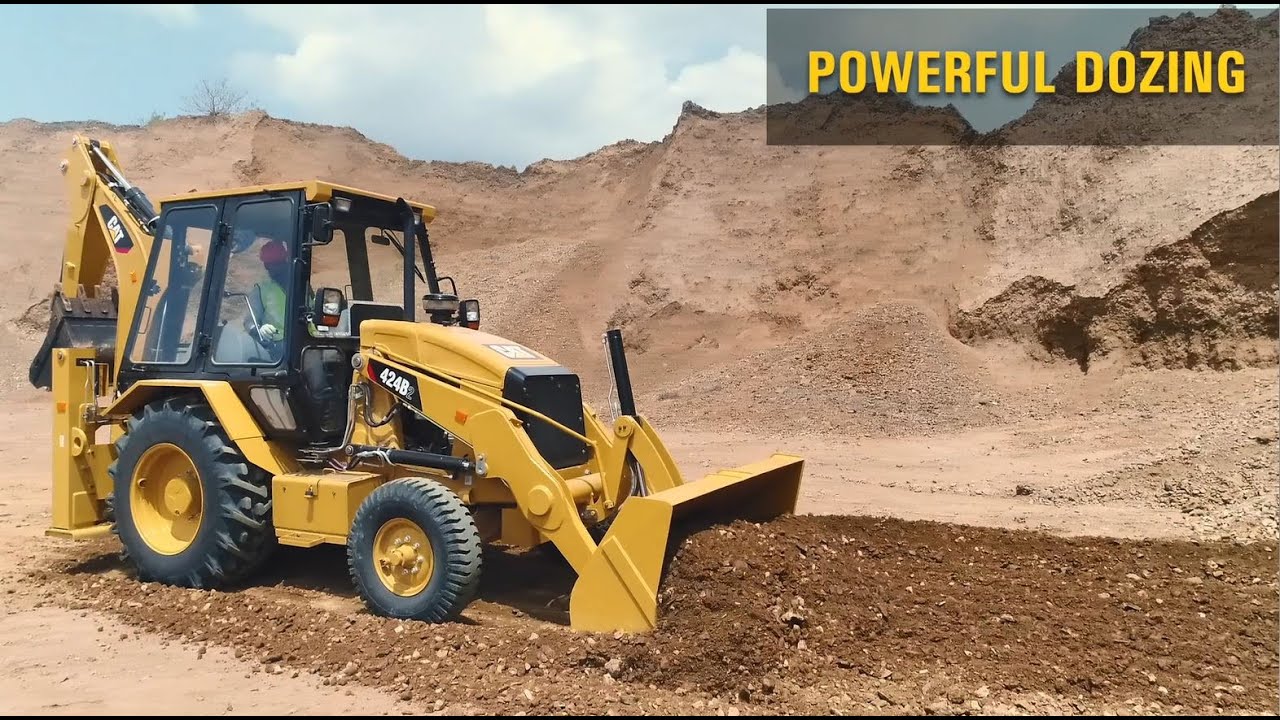 Rock Solid Reasons to Buy the Cat® 424B2 Backhoe Loader (India Only) - YouTube