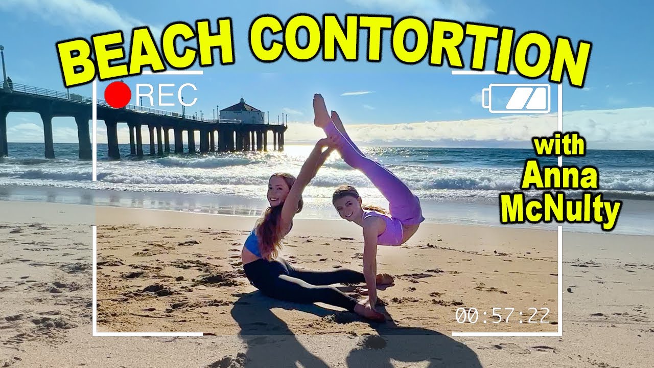 Beach Contortion Fun With Anna Mcnulty🏝️ Youtube