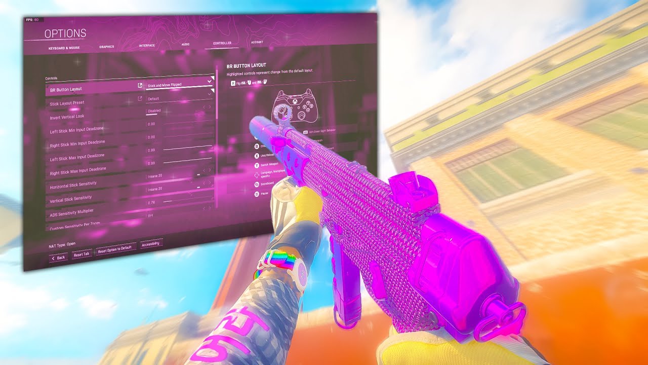 Best Warzone Controller Settings For Movement and Aim - YouTube